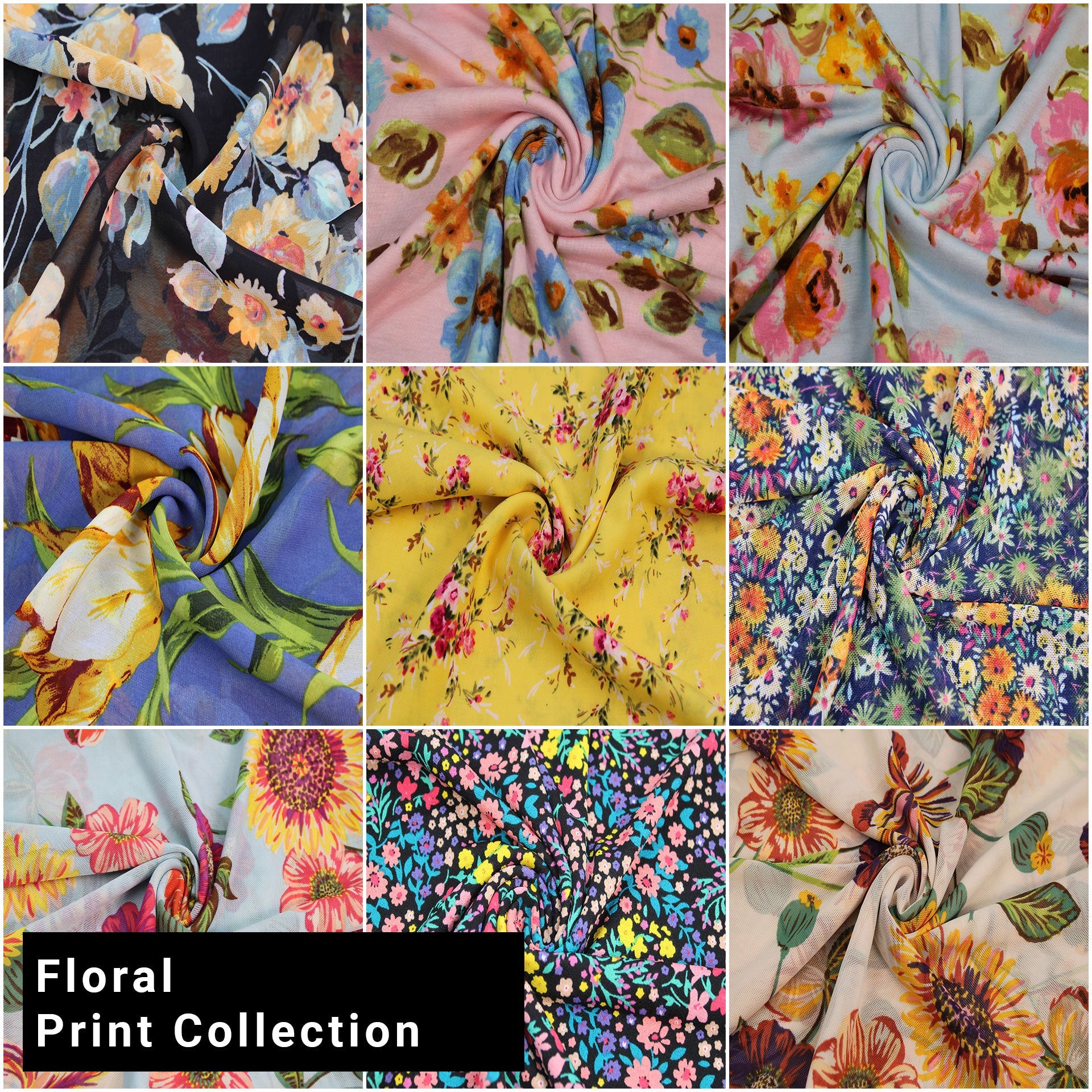 Floral Print Collection – STYLISH FABRIC INC