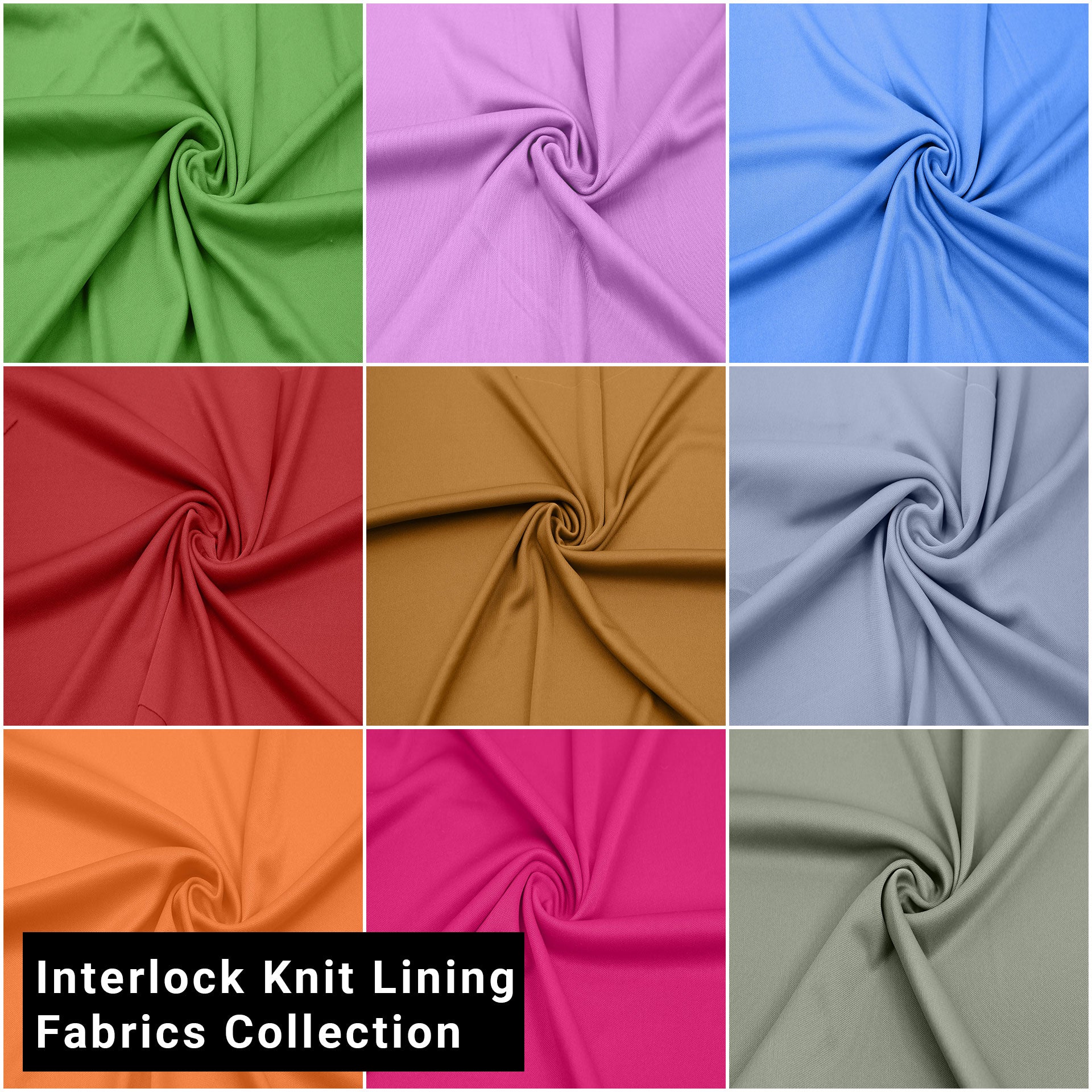 Interlock Knit Lining – STYLISH FABRIC INC